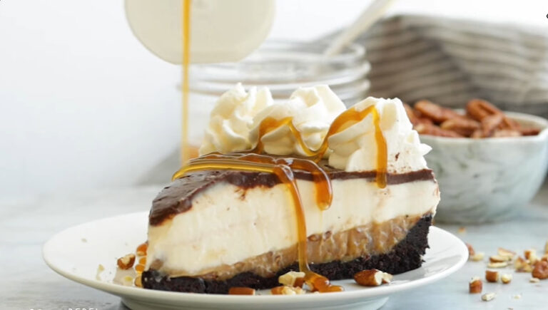 No Bake Turtle Cheesecake Recipe : Creamy, Crunchy & Irresistible Treat ...